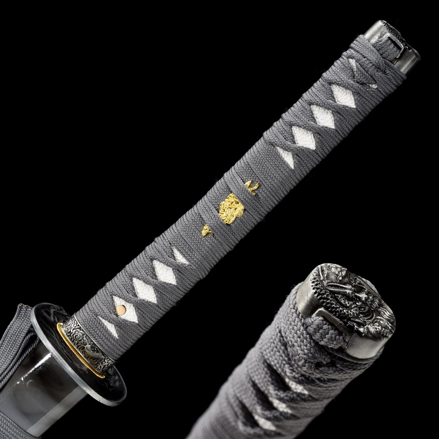 Handmade Japanese Sword T10 Carbon Steel Katana With Clay Tempered Rea