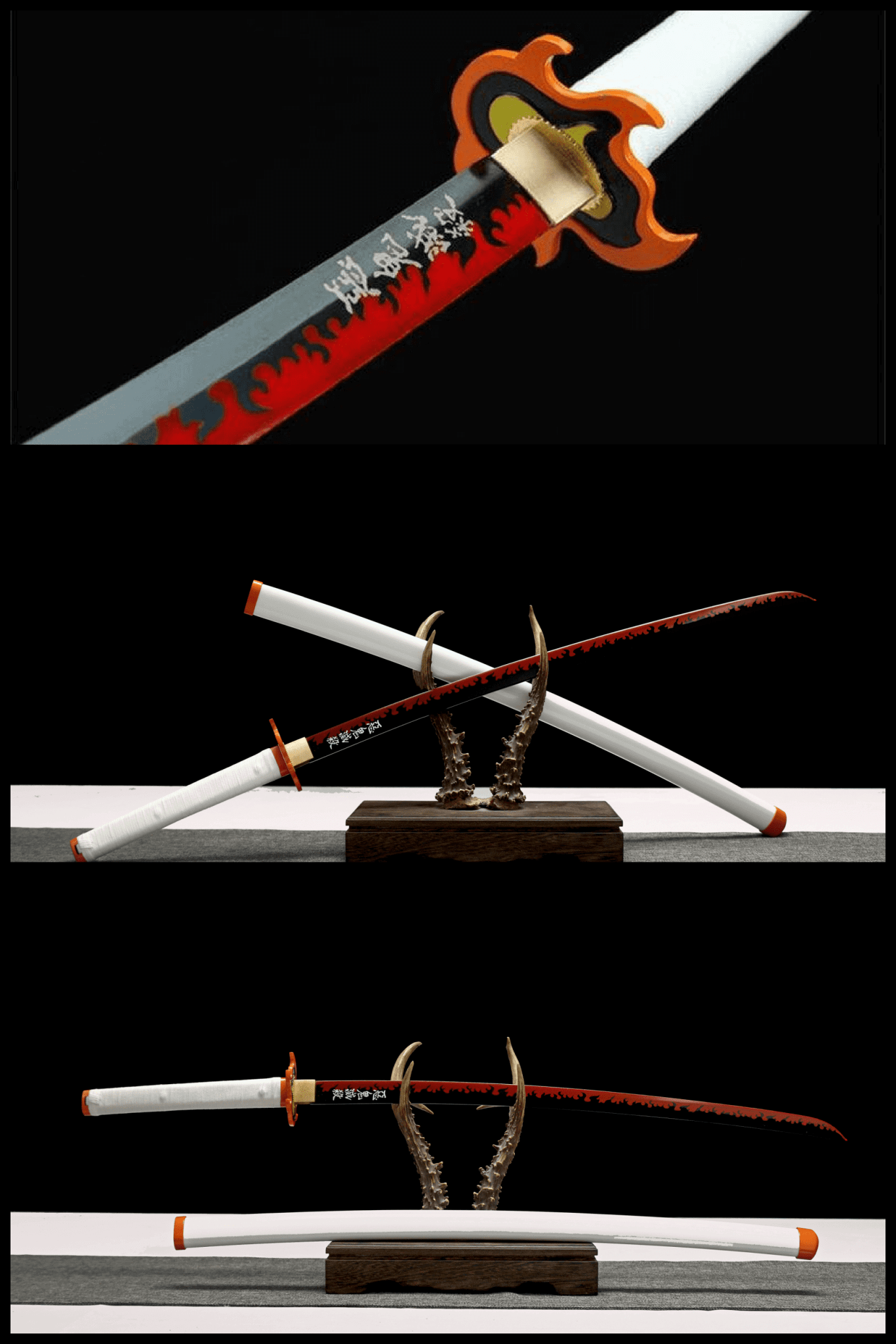 Rengoku Sword | Iconic Flame Hashira Katana | Samurai Sword Store