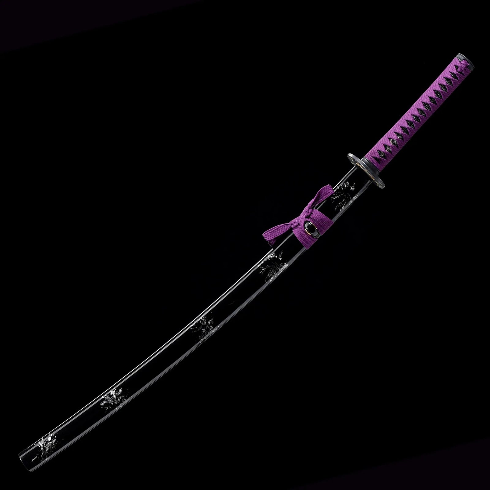 Shop Samurai Katana Sword Handmade Purple Blade