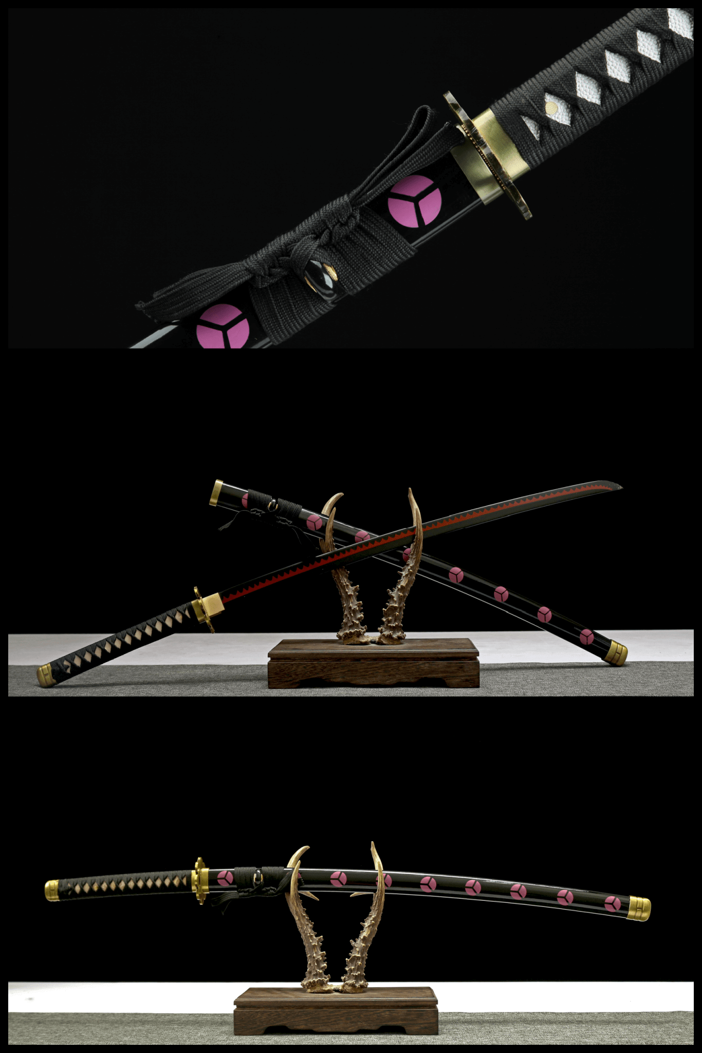 Shusui Sword – Iconic Black Blade Manga Katana Replica